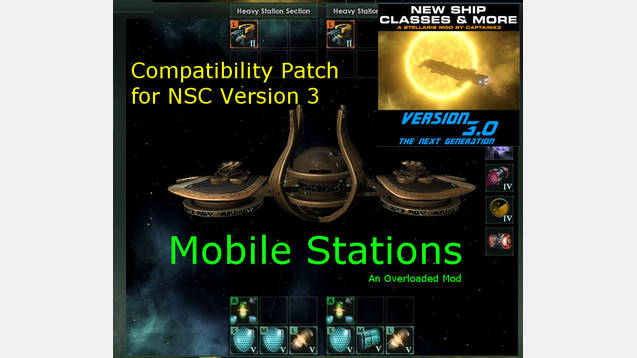 Overloaded: Mobile Stations – (NSC Compatibility) Mod - Stellaris mod